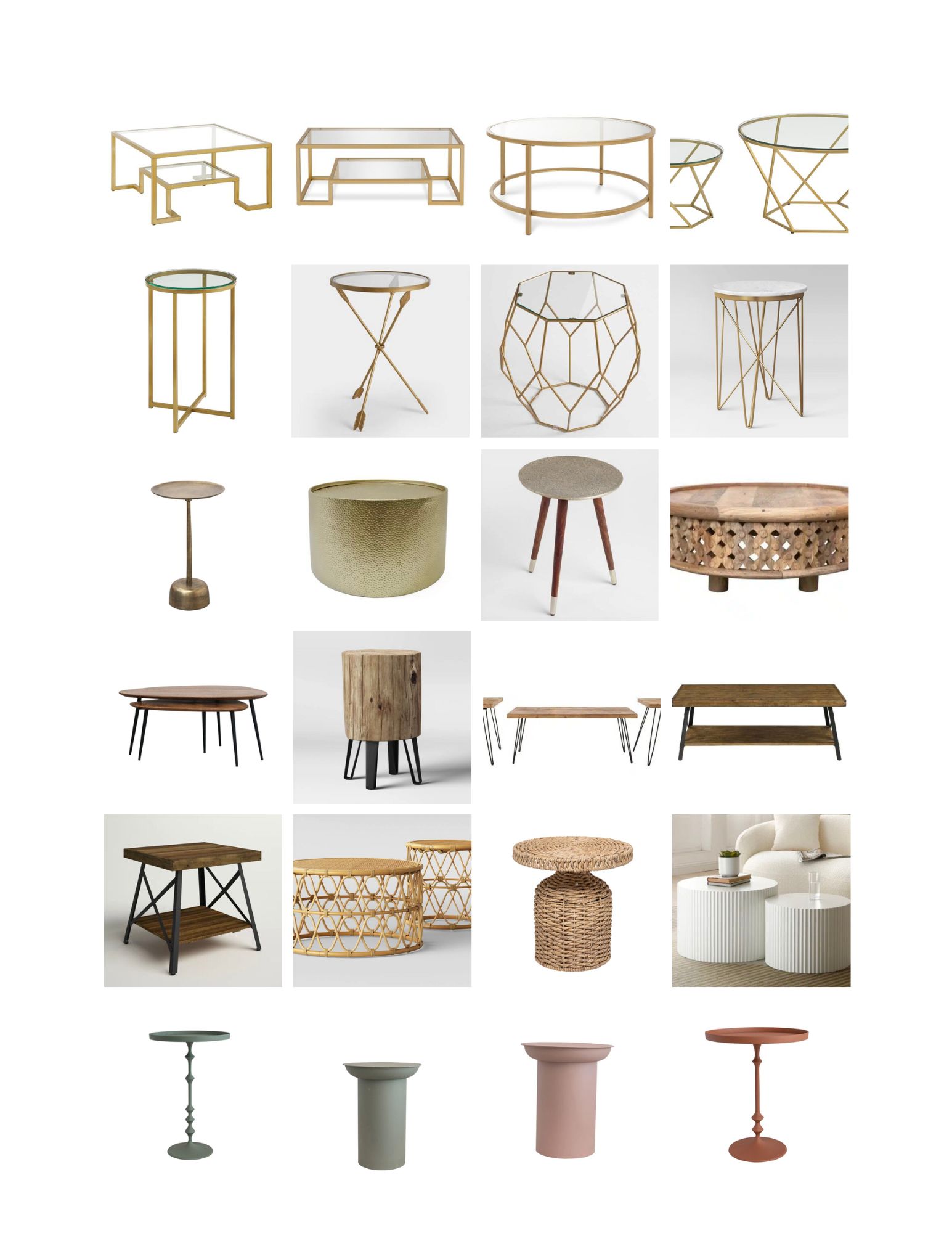Accent Tables – Motif Event Rentals